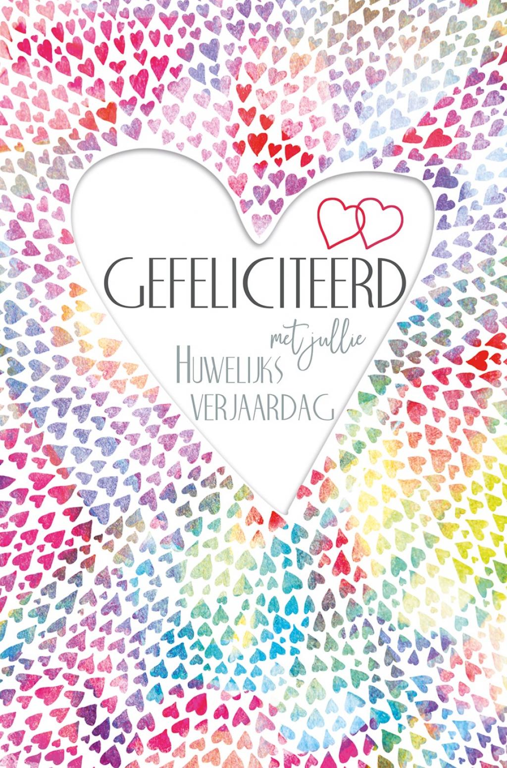 Felicitatie Huwelijksverjaardag Kaart Ready to Sendkaart Felicitatie Huwelijksverjaardag Kaart Ready to Sendkaart