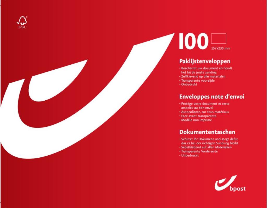 Enveloppes note d'envoi | eShop