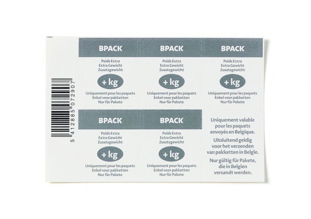 Etiquettes pour colis bpack Poids Extra (2-10 kg) | eShop