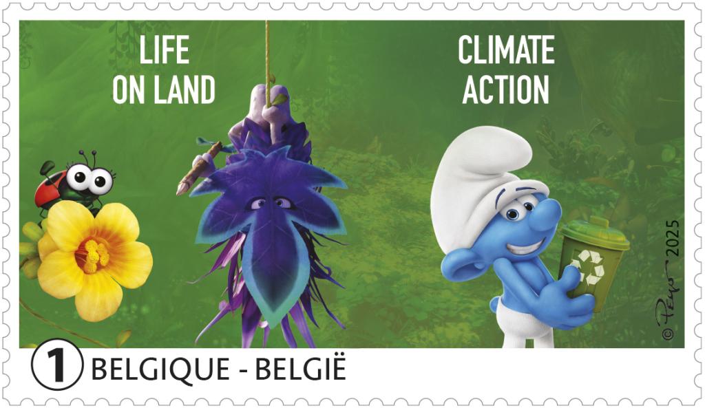 Gemeinsam schlumpfen für eine bessere Welt - Non-Prior-Briefmarken ...