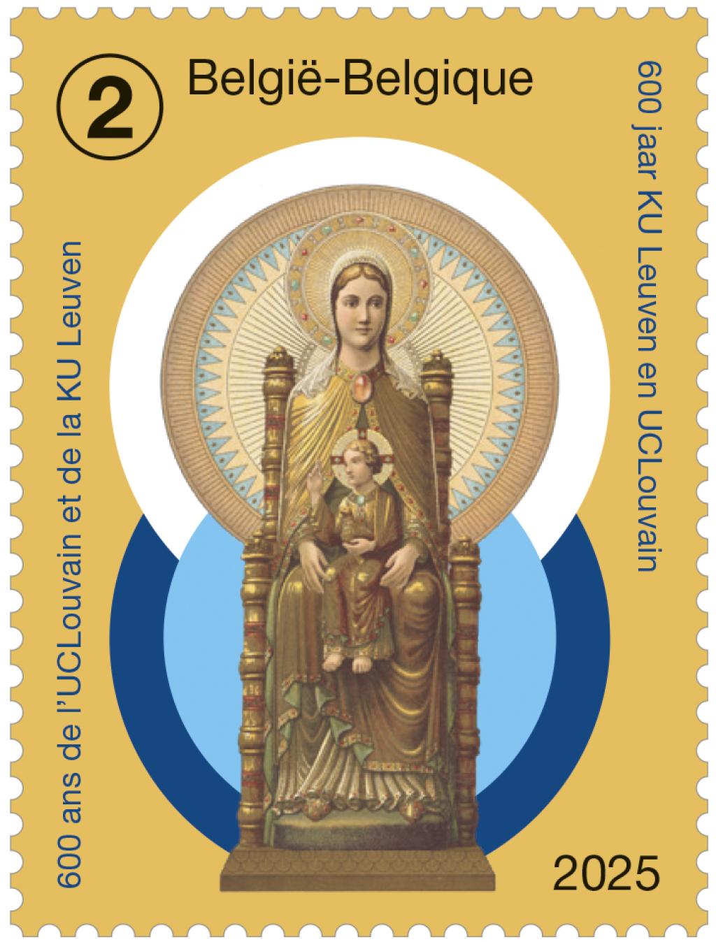 600 Jahre KU Leuven und UCLouvain - Non-Prior-Briefmarken für Belgien ...