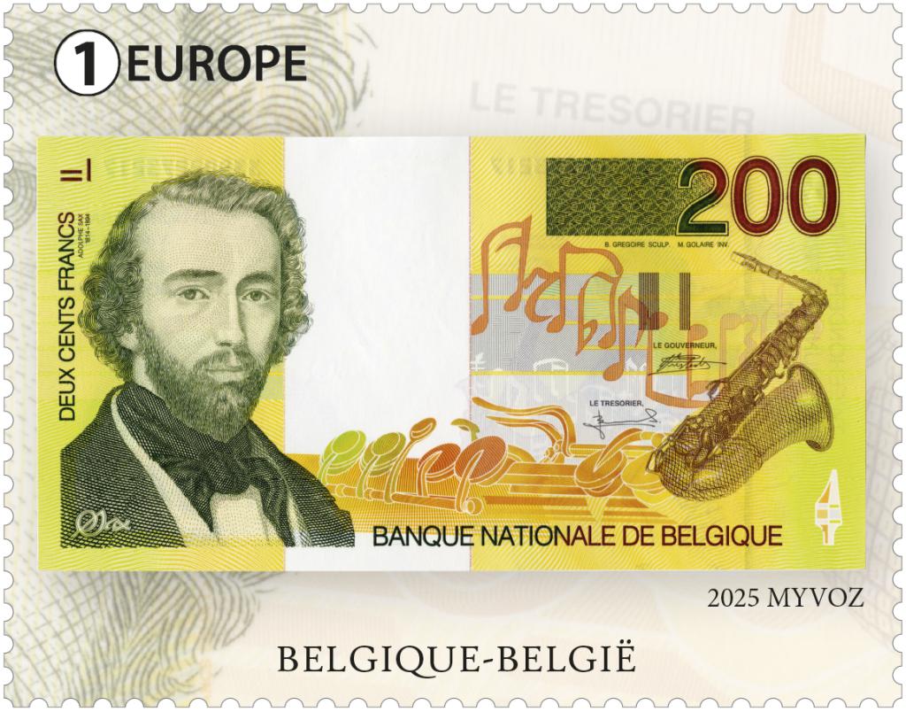 Iconische Belgische bankbiljetten - postzegels Europa | eShop